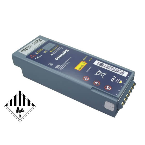 Batterie M3863A für Philips Heartstart FR2, FR2+